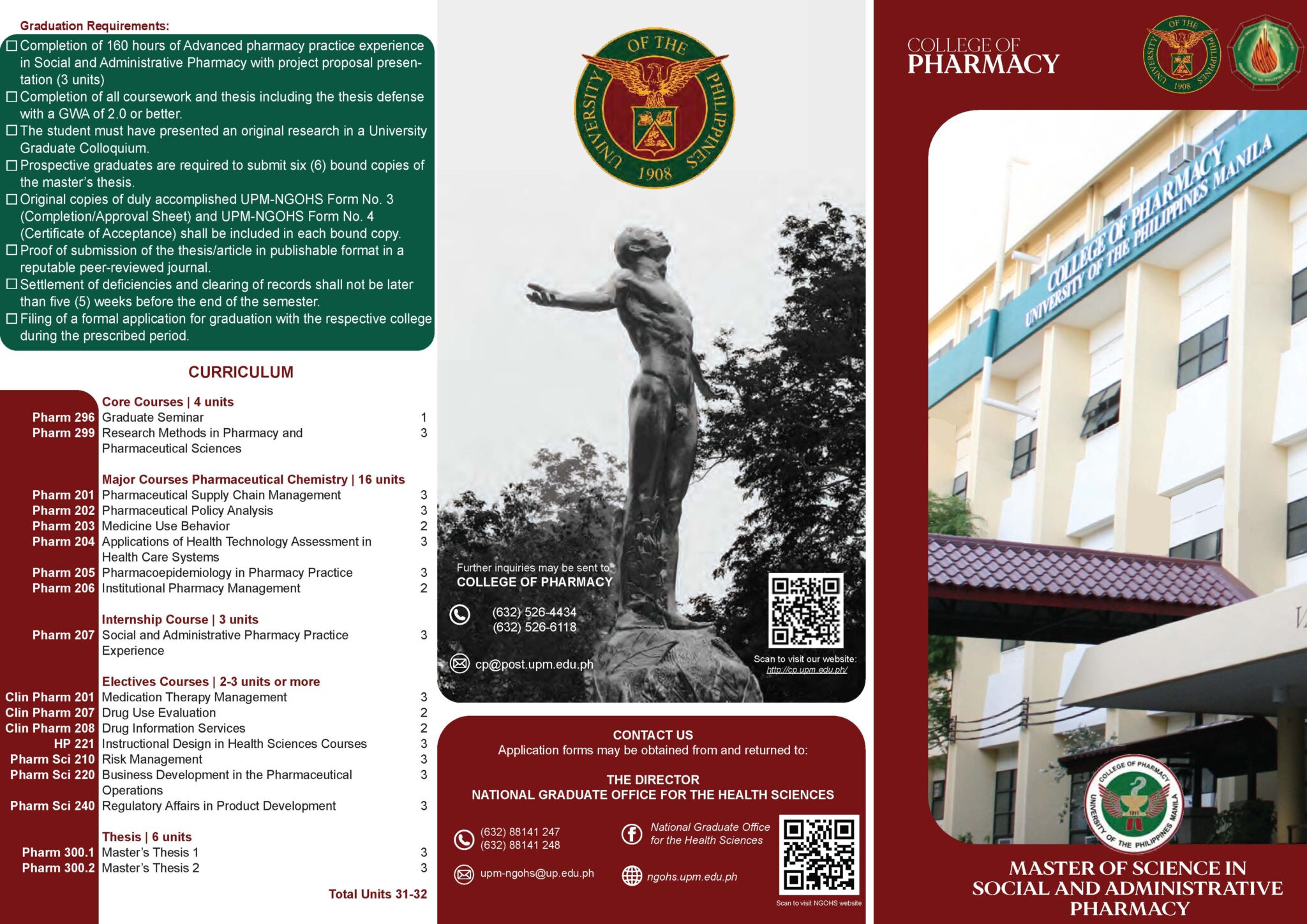 Master of Science in Social and Administrative Pharmacy – College of ...